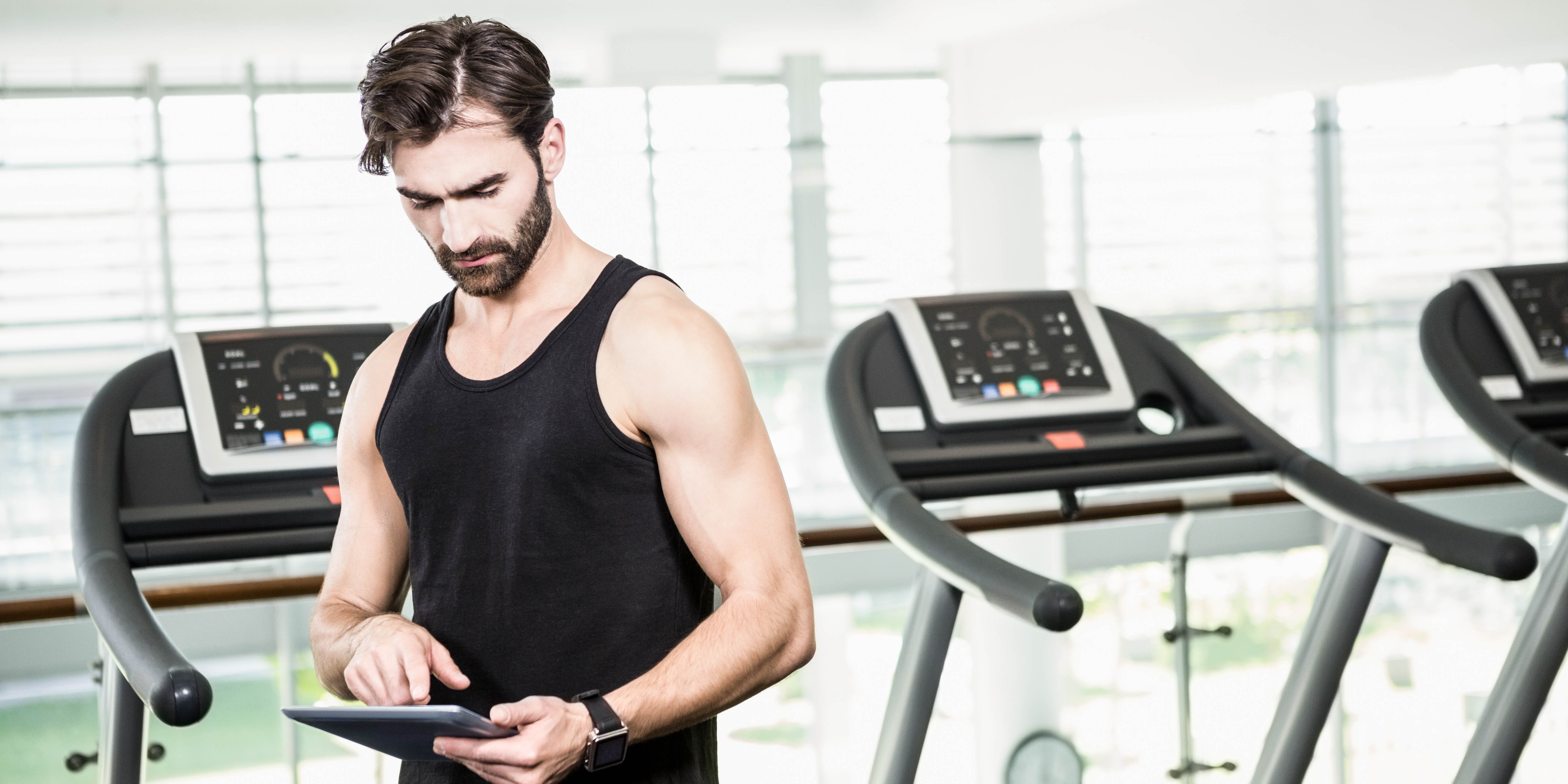 Workout Seamless With Treadmill Tablet Holder - Macally Blog